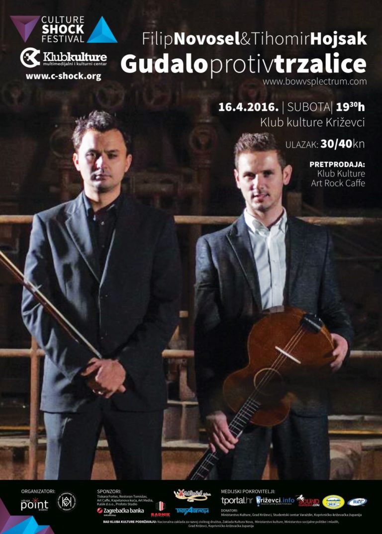 Filip Novosel i Tihomir Hojsak koncertom zatvaraju 12. Culture Shock ...