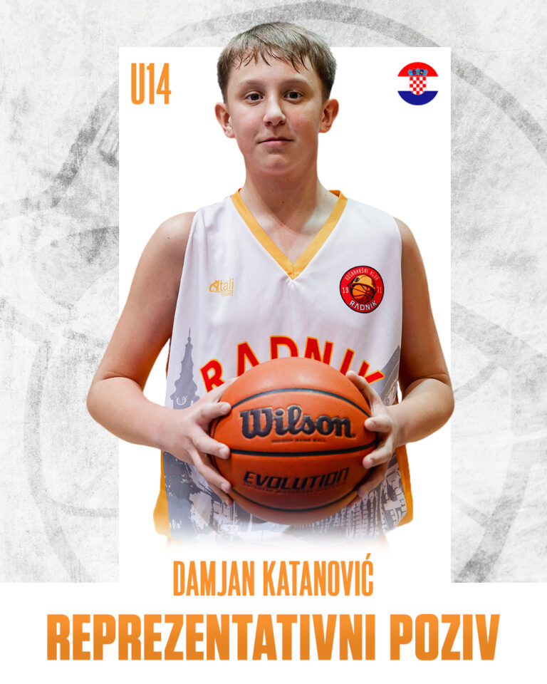 Damjan Katanović pozvan na pripreme Muške U14 reprezentacije Hrvatske ...